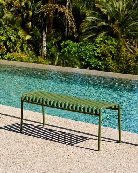 HAY Palissade bench, olive | Finnish Design Shop