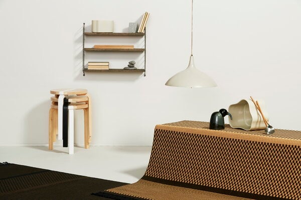 String Furniture String Pocket shelf, Special Edition, grey oak - raw ...