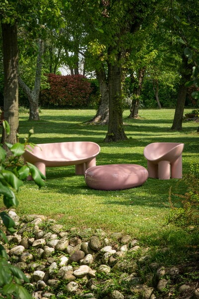 Driade Roly Poly armchair, red brick | Finnish Design Shop