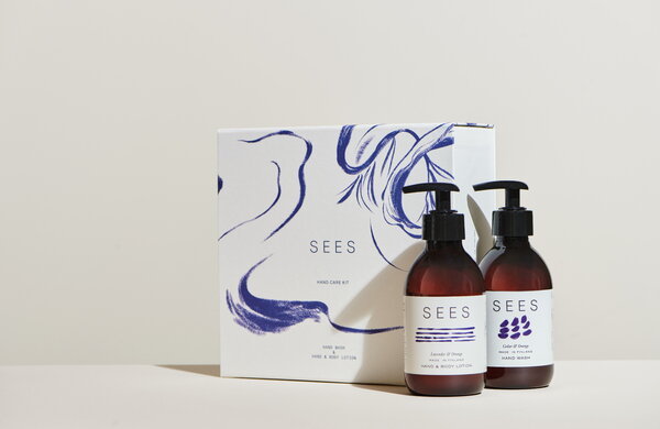 SEES Company Hand wash and hand & body lotion kit, cedar - lavender ...