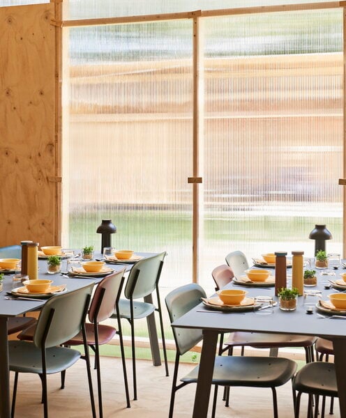 HAY Soft Edge 40 chair, black - soft grey | Finnish Design Shop