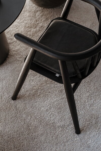 Oaklings Storm kid's chair, black stained oak | Finnish Design Shop