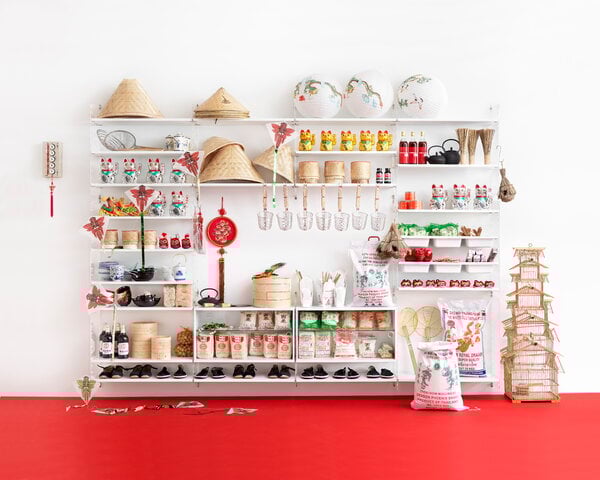 String Furniture String shelf 78 x 20 cm, 3-pack, white | Finnish ...