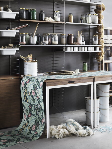 String Furniture Montant de sol String, 200 x 30 cm, 1 pièce, blanc ...