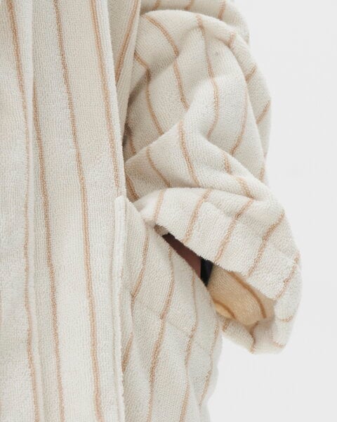 Tekla Classic kylpytakki, sienna stripes | Finnish Design Shop