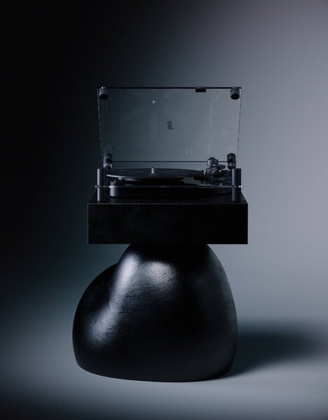 Transparent Turntable, black | Finnish Design Shop