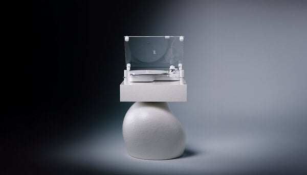 Transparent Turntable, white | Finnish Design Shop