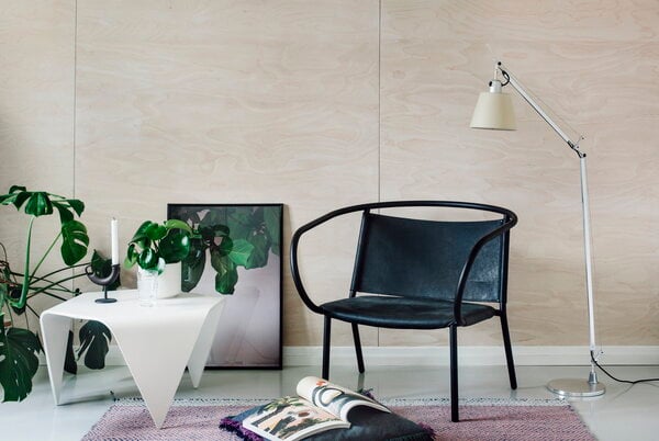 Artemide Tolomeo Basculante Lettura floor lamp, parchment diffuser ...