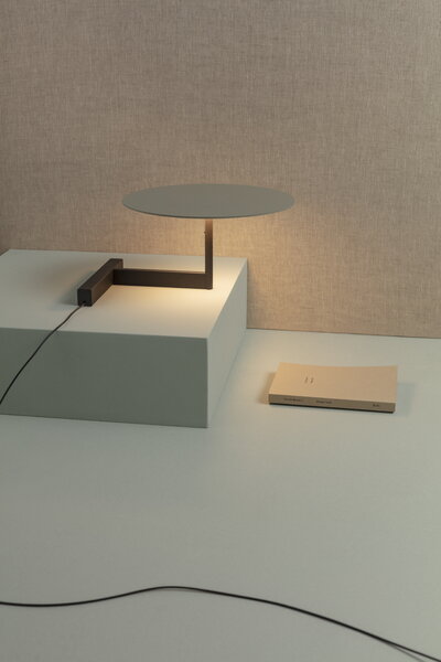 Vibia Flat 5965 table lamp, grey | Finnish Design Shop
