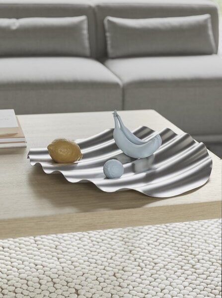 Muuto Wave tray, 50 cm, steel | Finnish Design Shop