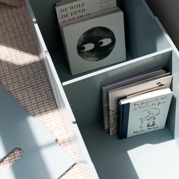Nofred Cube Long storage box, olive green | Finnish Design Shop