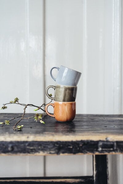Heirol Svelte coffee cup and plate, 1,2 dl, olive | Finnish Design Shop