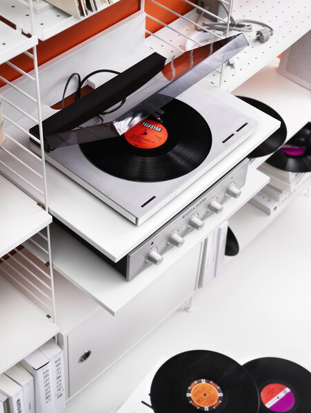 String Furniture String Media shelf, dark grey | Finnish Design Shop