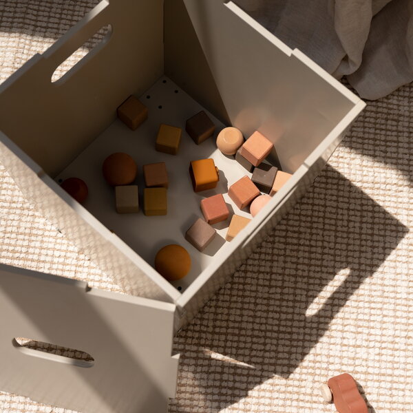 Nofred Cube storage box, beige | Finnish Design Shop