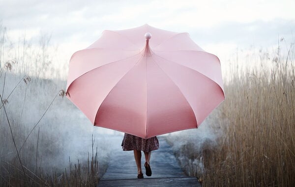 Mirlo Parasol, pink | Finnish Design Shop