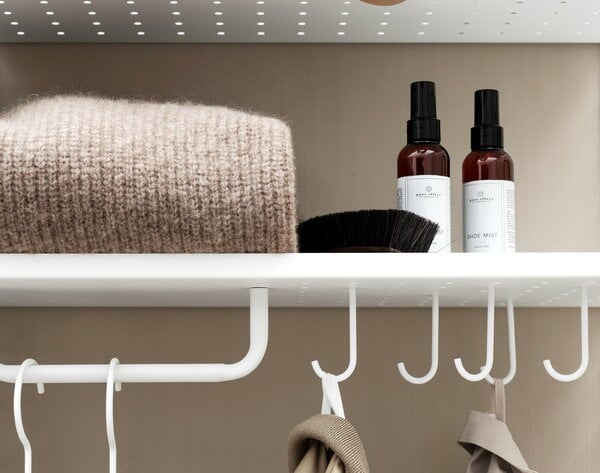 String Furniture String hooks for metal shelf, 5-pack, white | Finnish ...