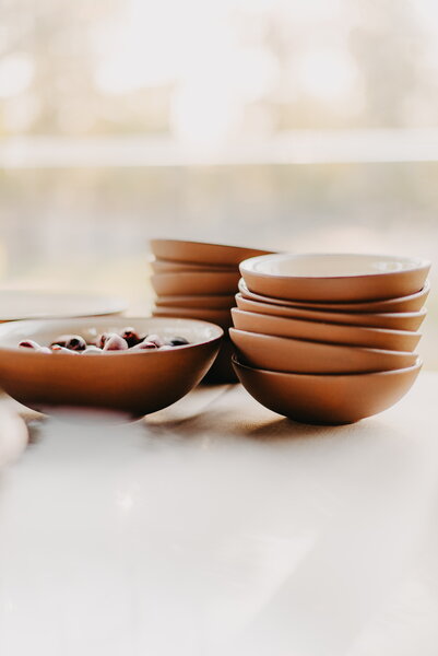 Vaidava Ceramics Earth Raw bowl, 0,6 L, brown - beige | Finnish Design Shop