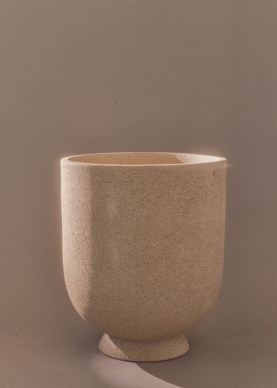 AYTM Terra flower pot, 40 x 45 cm, sand | Finnish Design Shop