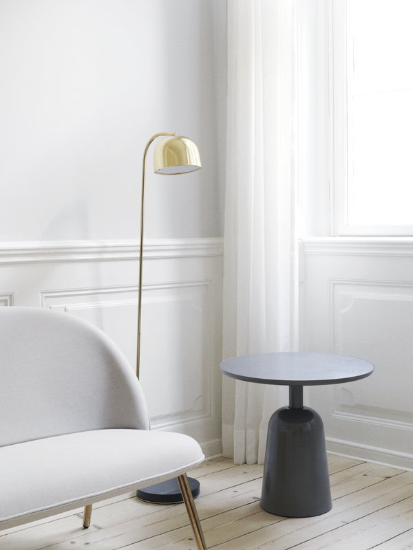 Normann Copenhagen Turn side table 55 cm, grey | Finnish Design Shop