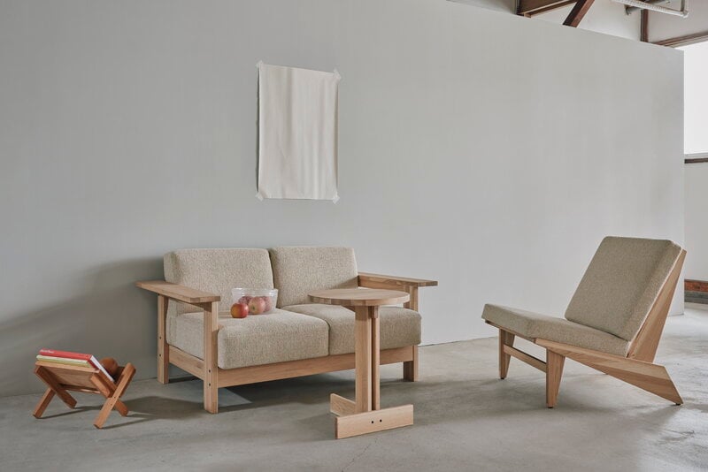 Ishinomaki Laboratory 105° nojatuoli, natural - Kvadrat Hallingdal 65 110 | Finnish Design Shop
