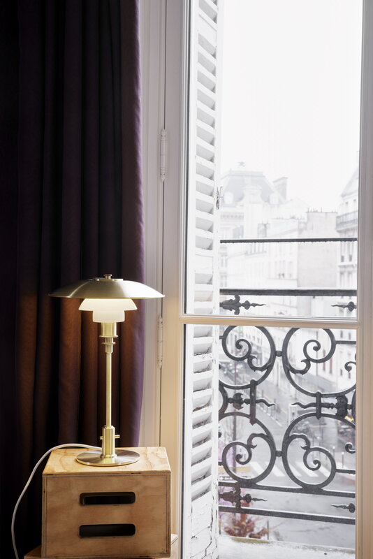 PH 3/2 table lamp, brass - opal glass, limited edition | Finnish Design ...