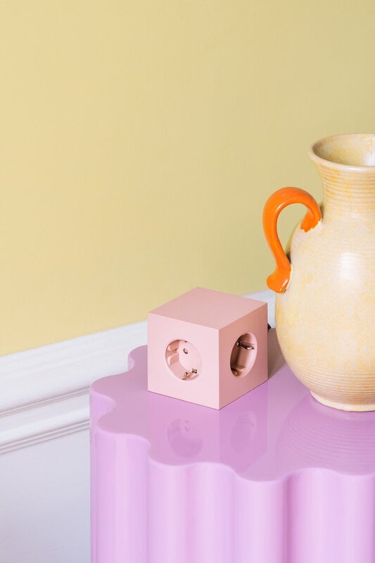 Avolt Square 1 USB-C extension cord, 3 m, new pink | Finnish Design Shop