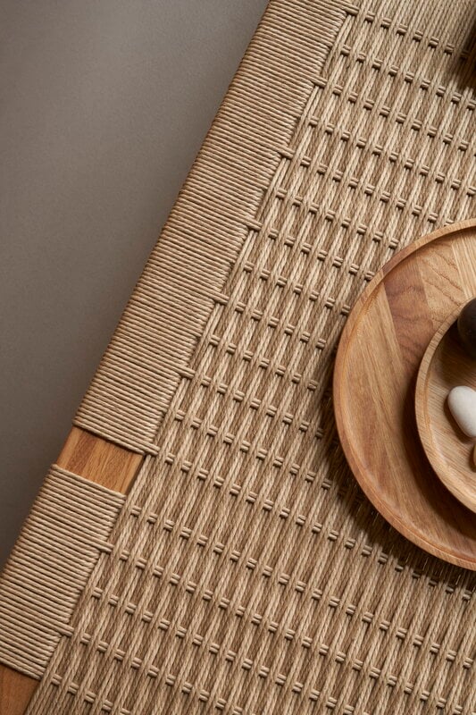 Carl Hansen & Søn BM0489L table bench, long, oiled oak - paper cord ...