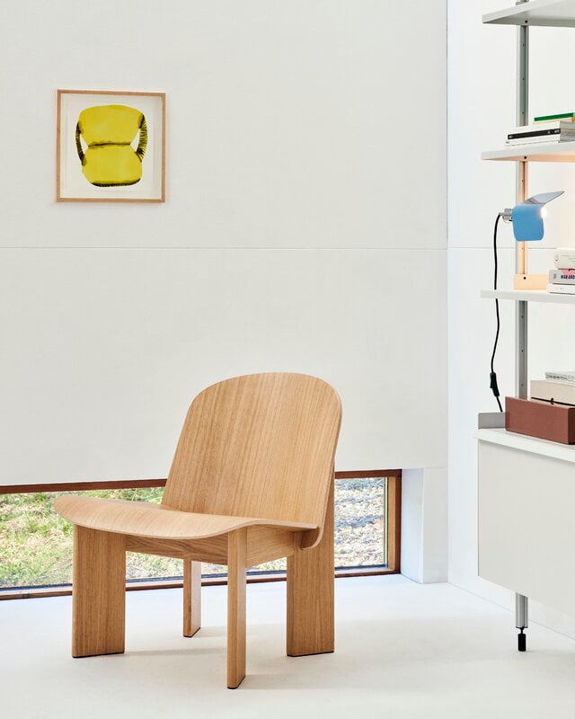 HAY Chisel lounge chair, lacquered oak | Finnish Design Shop