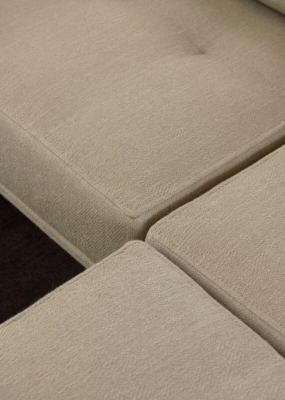 Fredericia Delphi Elements sofa, conf. A, brushed aluminium - grey ...