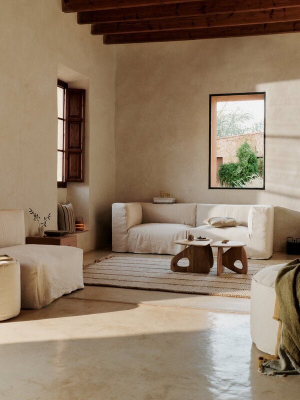 Ferm Living Oar coffee table, large, oiled natural oak | Finnish Design ...