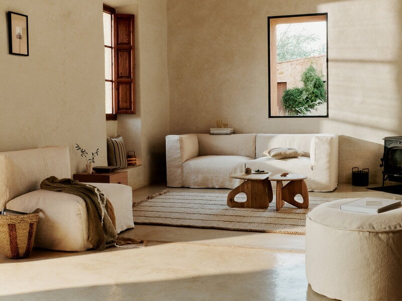 Ferm Living Oar coffee table, large, oiled natural oak | Finnish Design ...