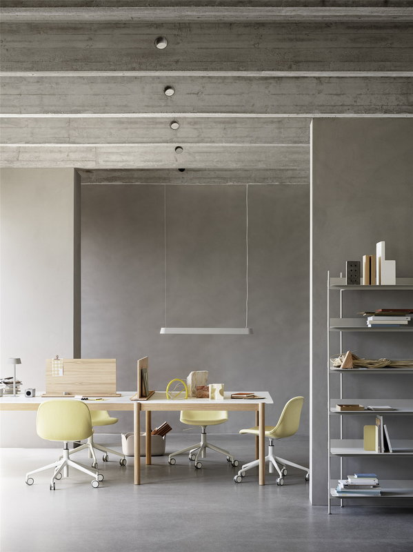 Muuto Linear pendant, 87,2 cm, grey | Finnish Design Shop