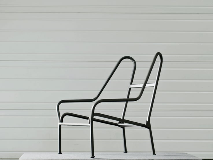 HAY O2 lounge chair, black - lift black | Finnish Design Shop