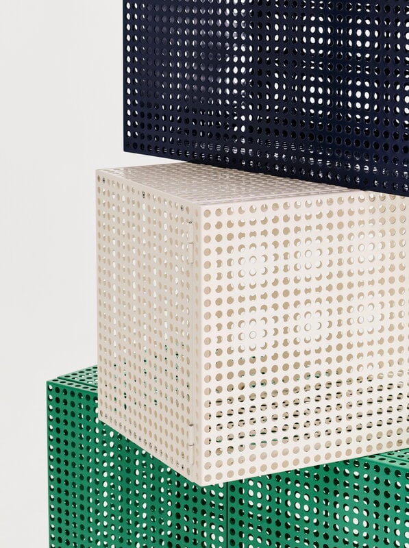 HAY Perforated wall cabinet, small, eggshell | Finnish Design Shop