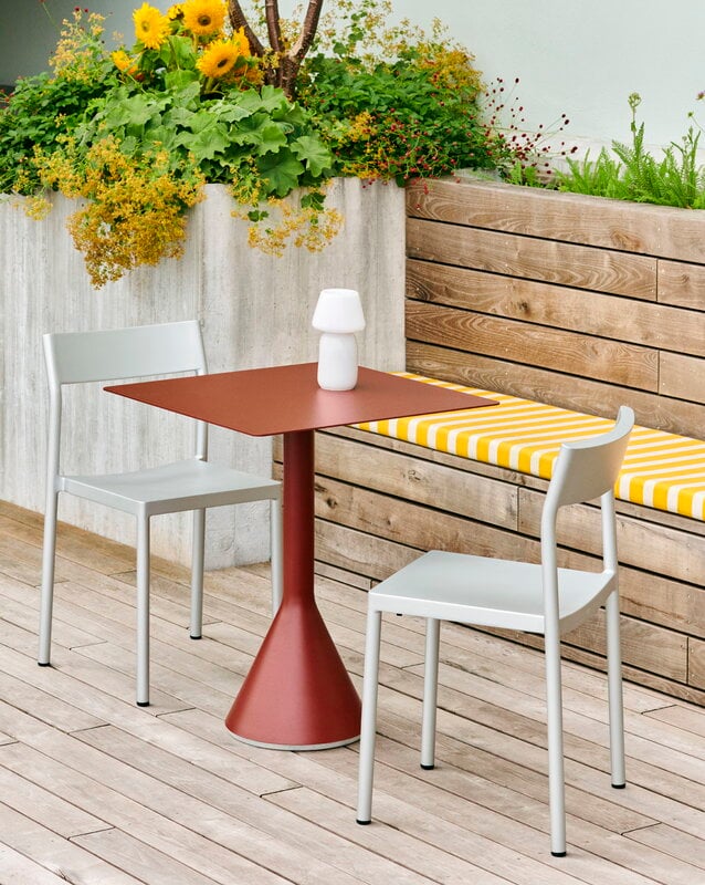 HAY Palissade Cone table, 65 x 65 cm, iron red | Finnish Design Shop