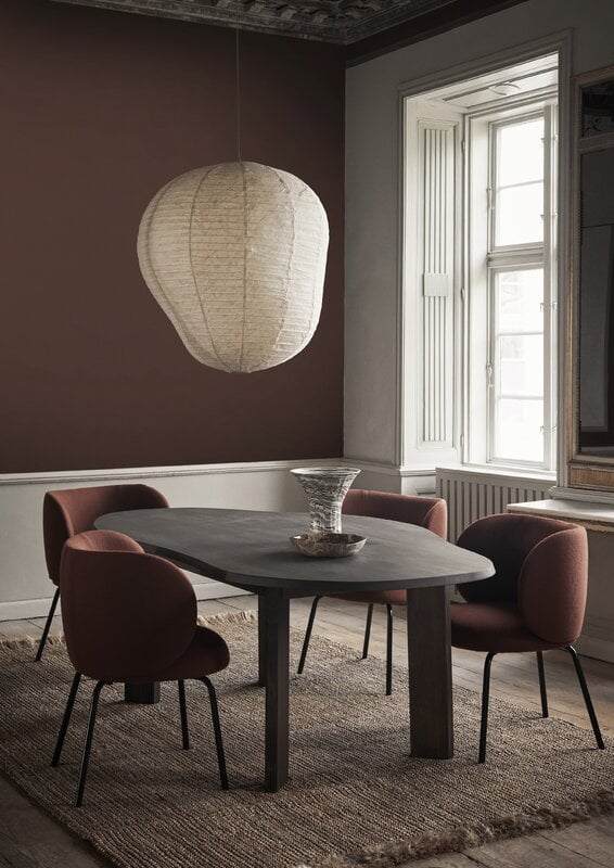 Ferm Living Tarn dining table, 220 x 118,5 cm, dark stained beech ...