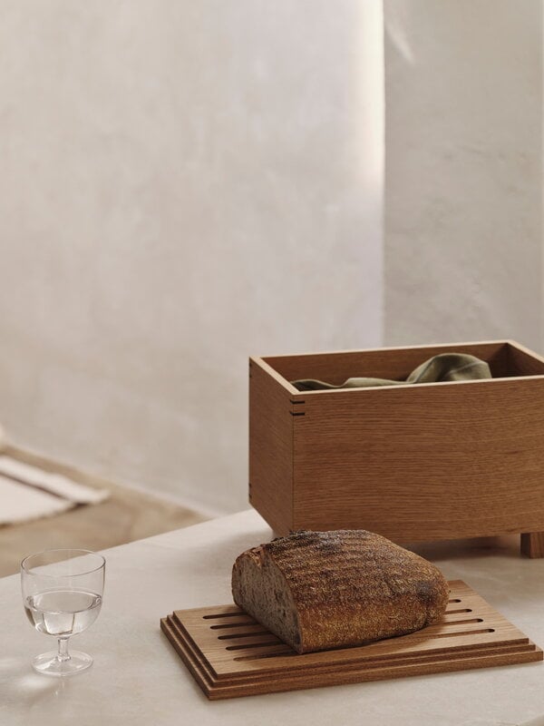 Ferm Living Bon wooden box, 35 x 19 cm, oiled oak | Finnish Design Shop