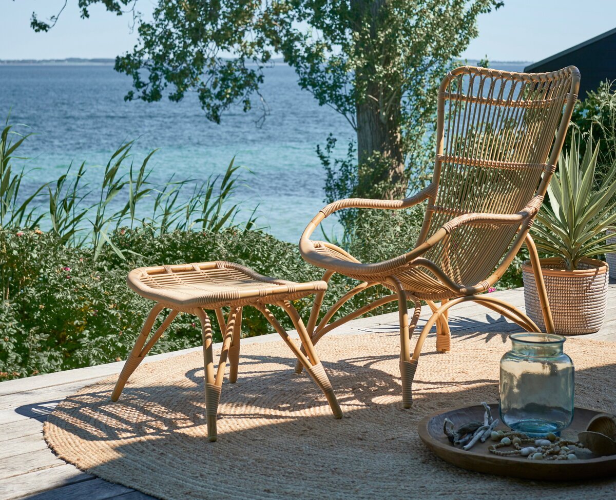 Rattan furniture & woven accents