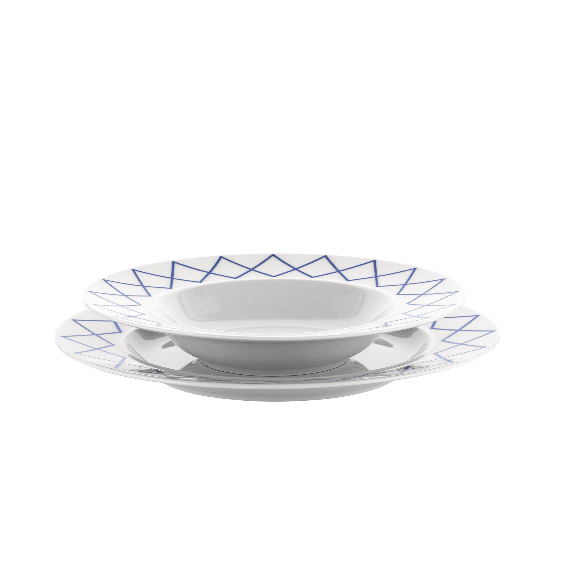 Alessi La Bella Tavola and My Beautiful China plate, 27 cm, white ...