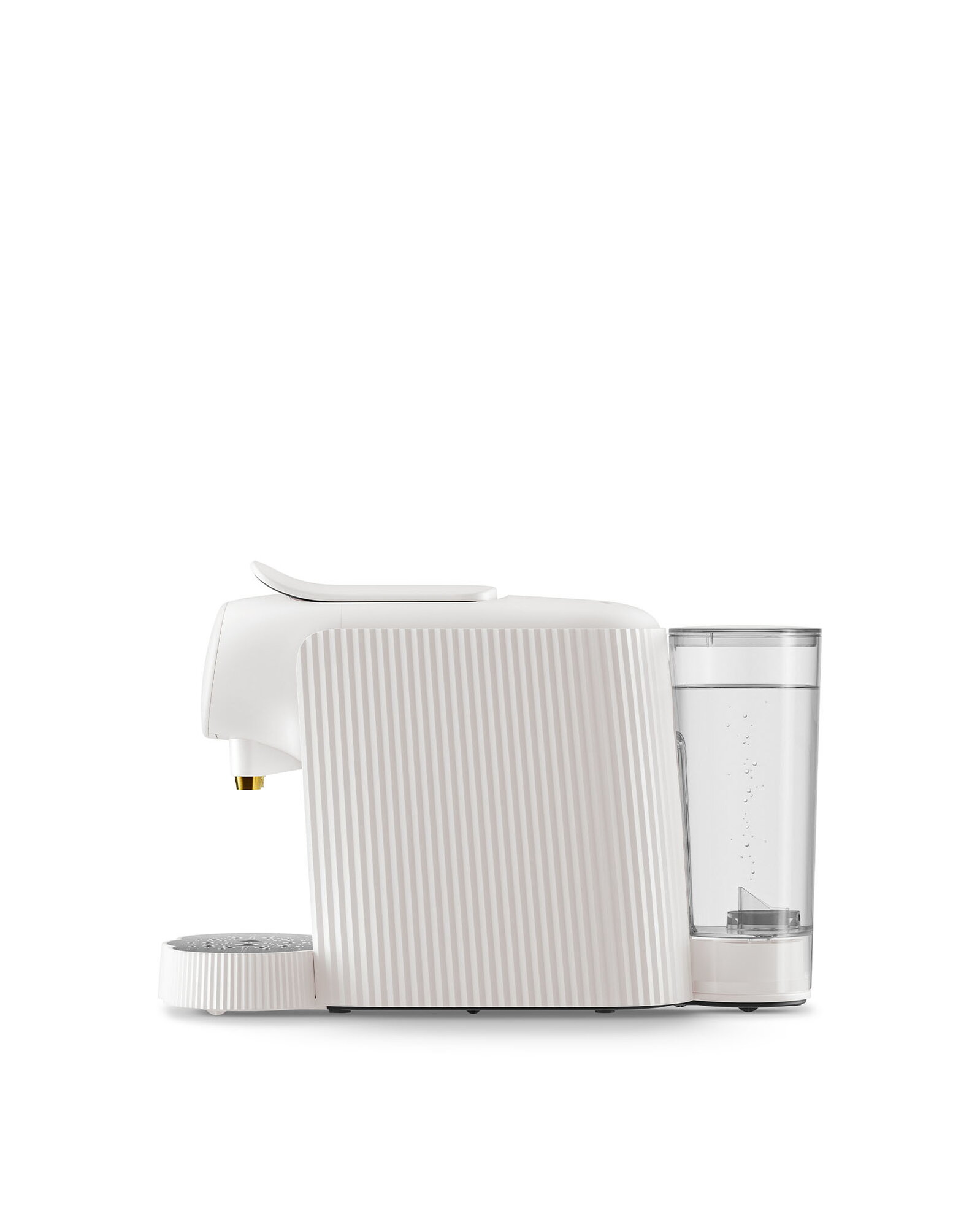 Alessi Plissé L'Or Barista by Alessi capsule coffee machine, white ...