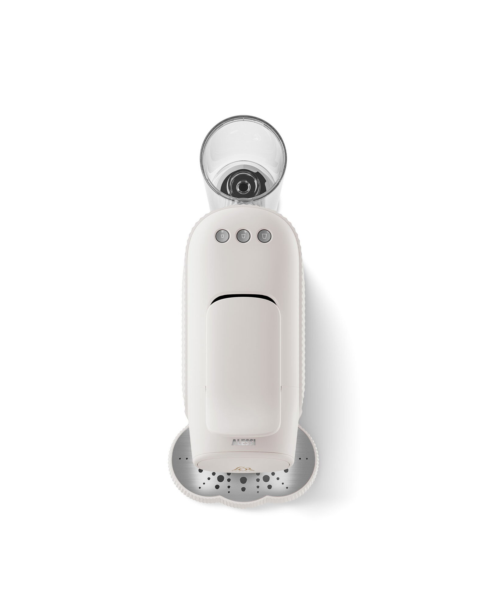 Alessi Plissé L'Or Barista by Alessi capsule coffee machine, white ...