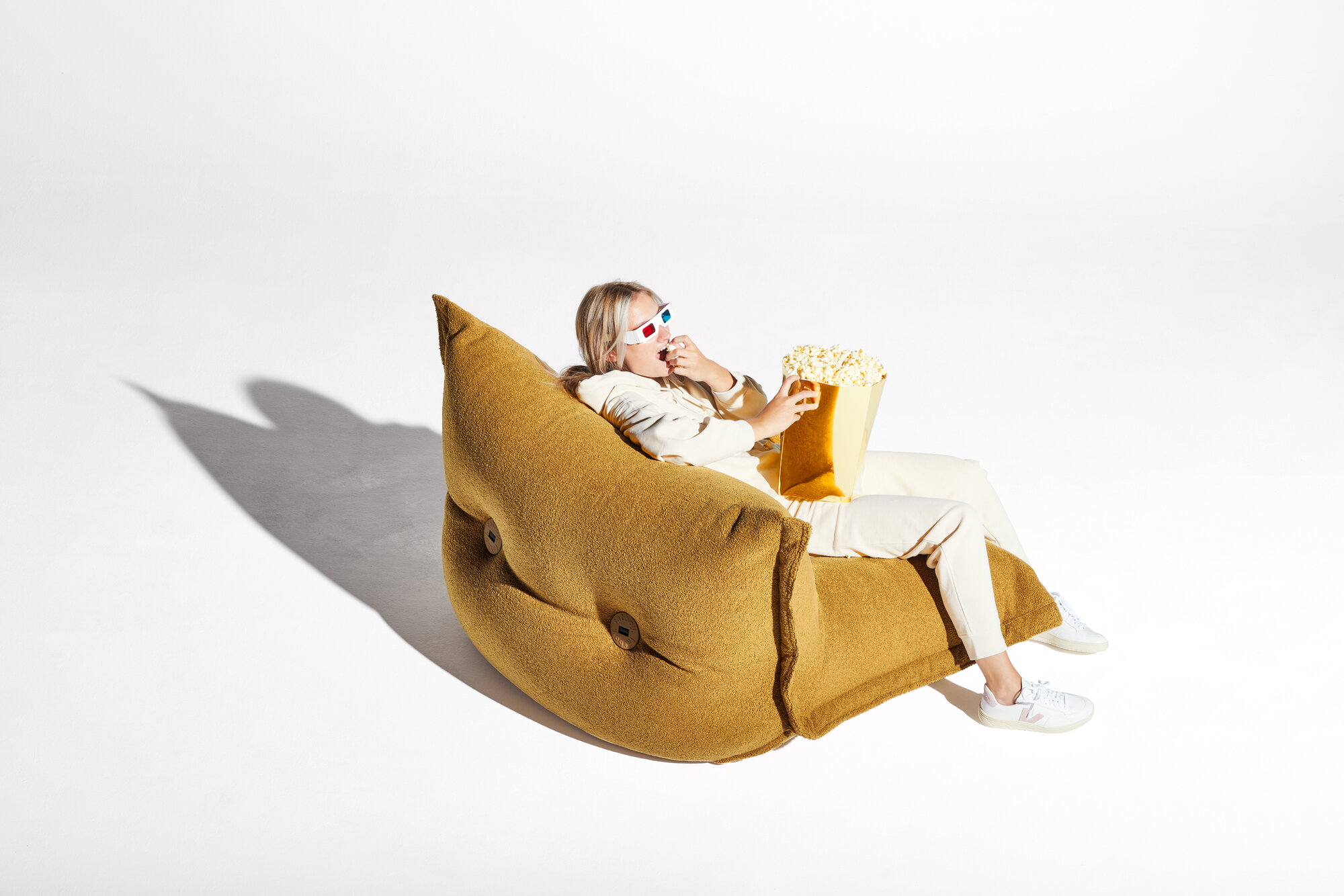 Fatboy The BonBaron Sherpa lounge chair, cider | Finnish Design Shop