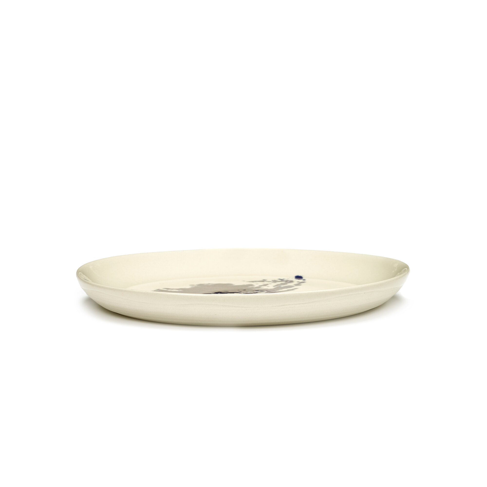 Serax Feast plate, S, 2 pcs, white - blue | Finnish Design Shop