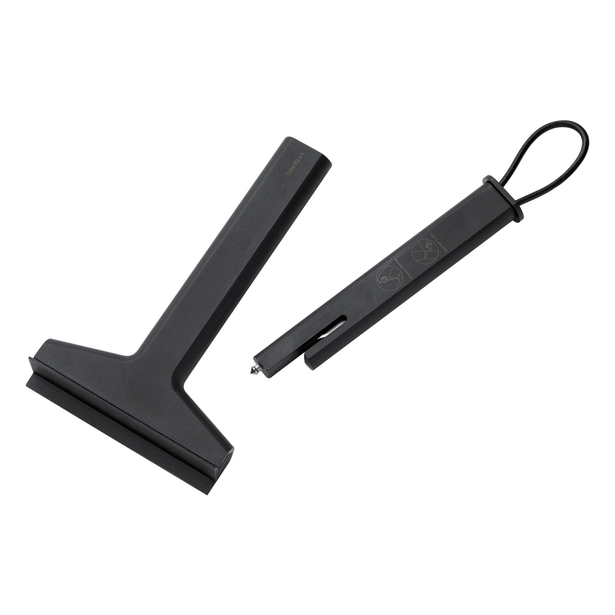 Stelton Journey ice scraper, black | Finnish Design Shop NL