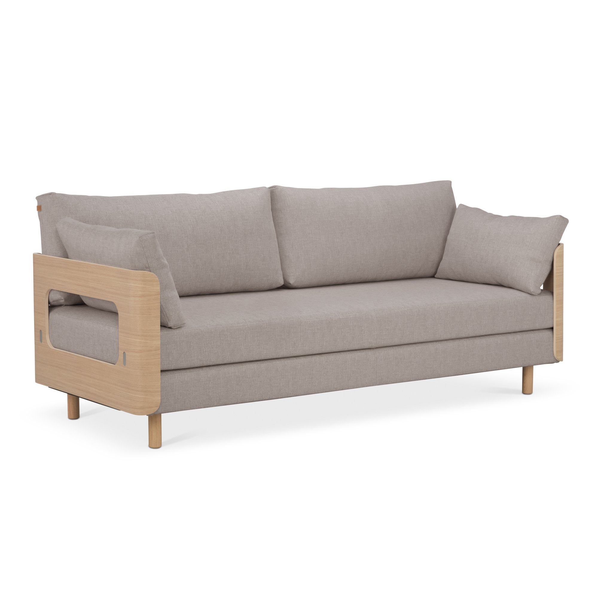 Tapio Anttila Collection ON2 Wood sofa bed, soap waxed oak - beige ...