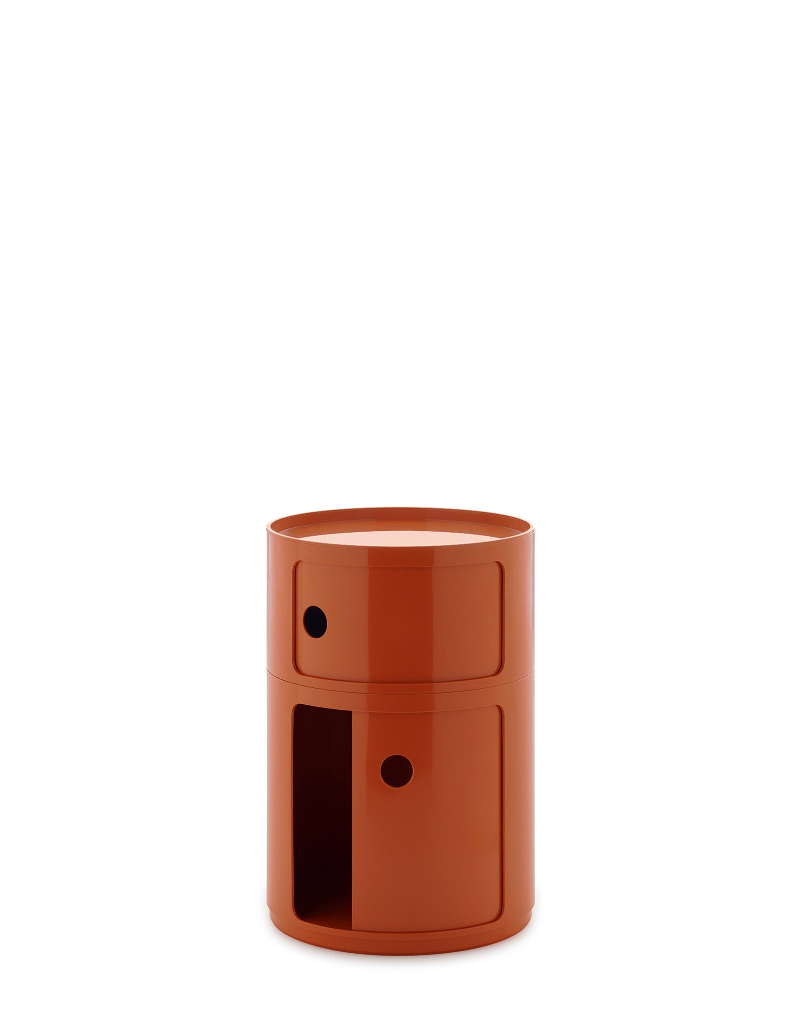 Kartell Componibili Big storage unit, 2 modules, orange | Finnish ...