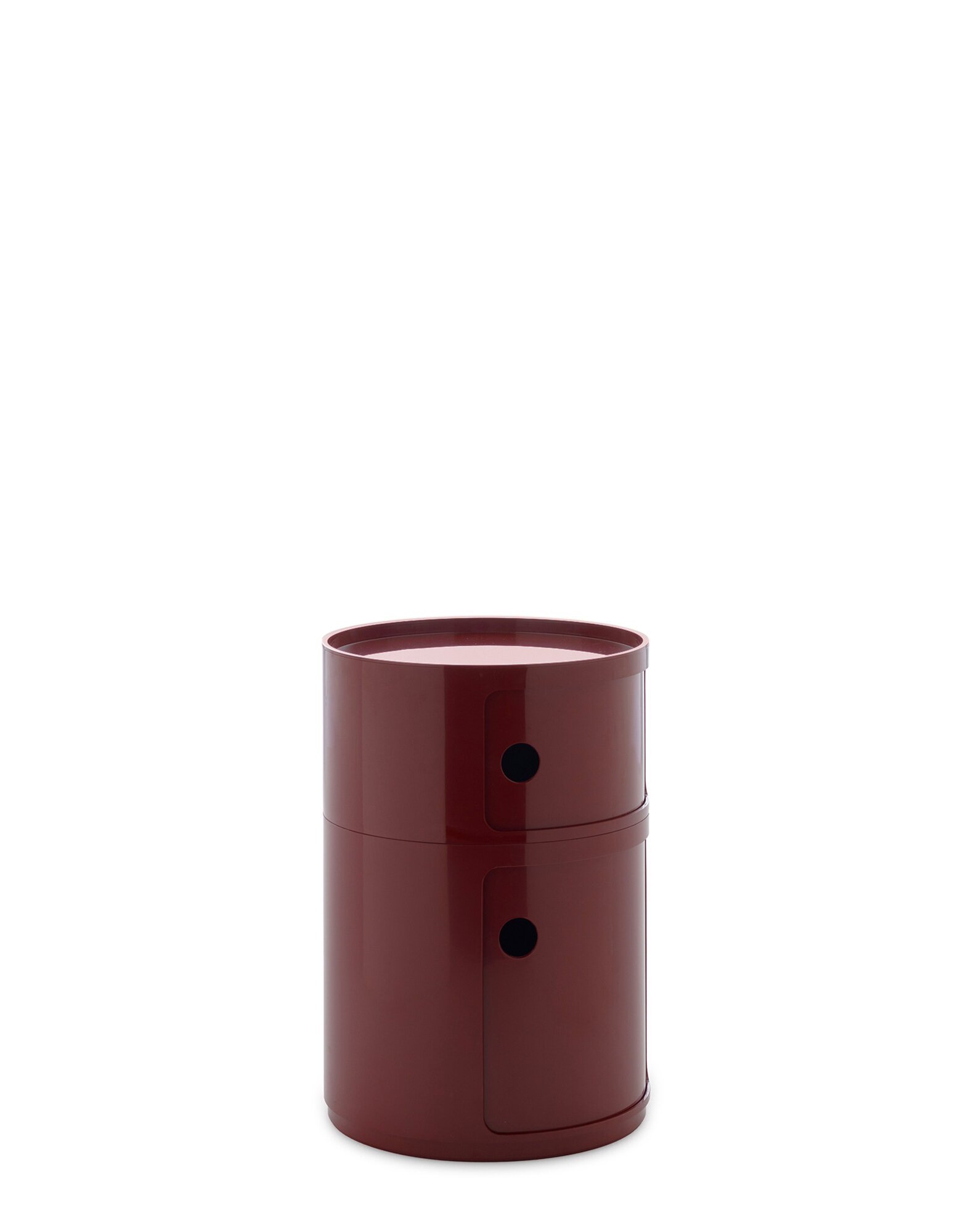Kartell Componibili Big storage unit, 2 modules, burgundy | Finnish ...
