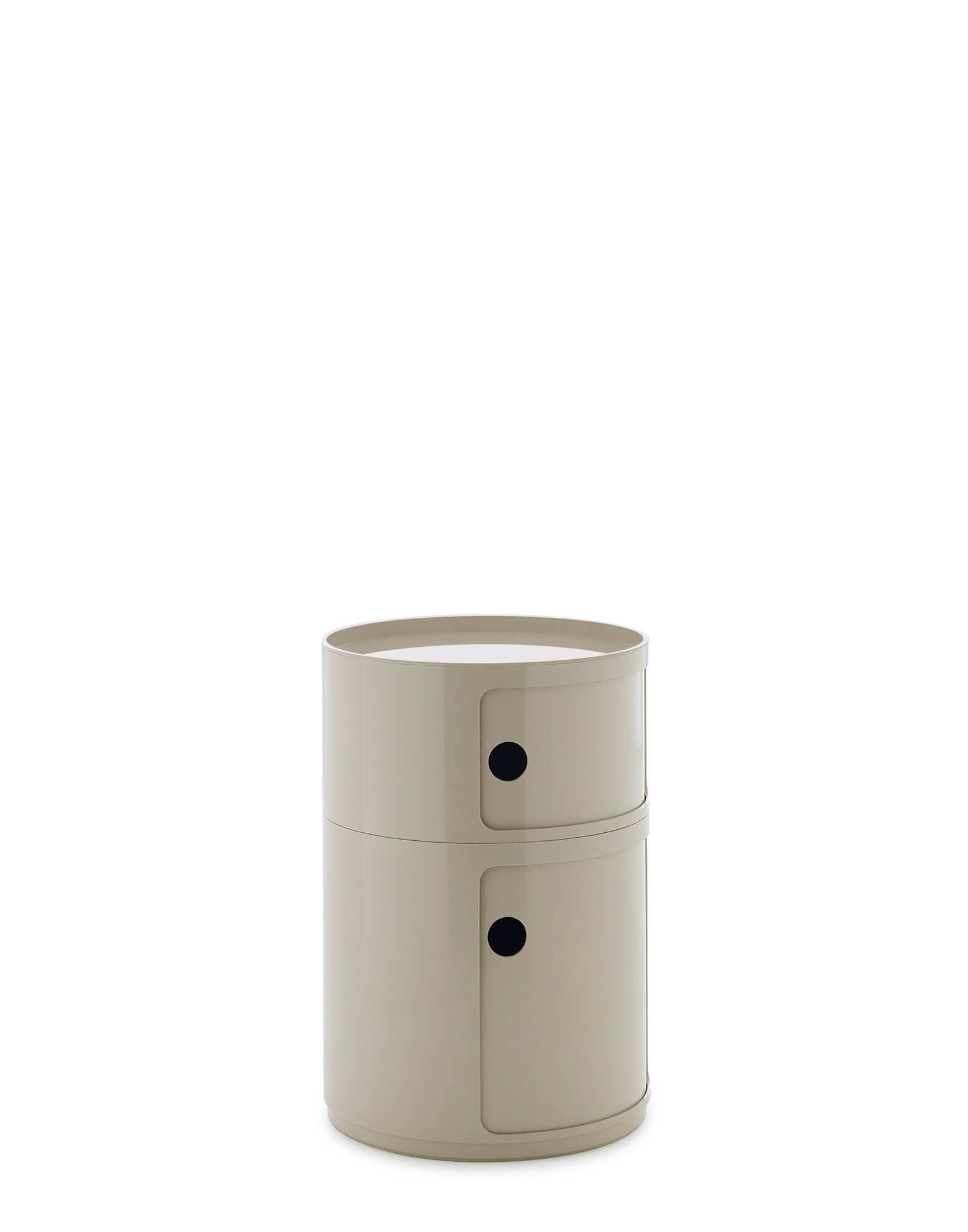 Kartell Componibili Big storage unit, 2 modules, taupe | Finnish Design ...