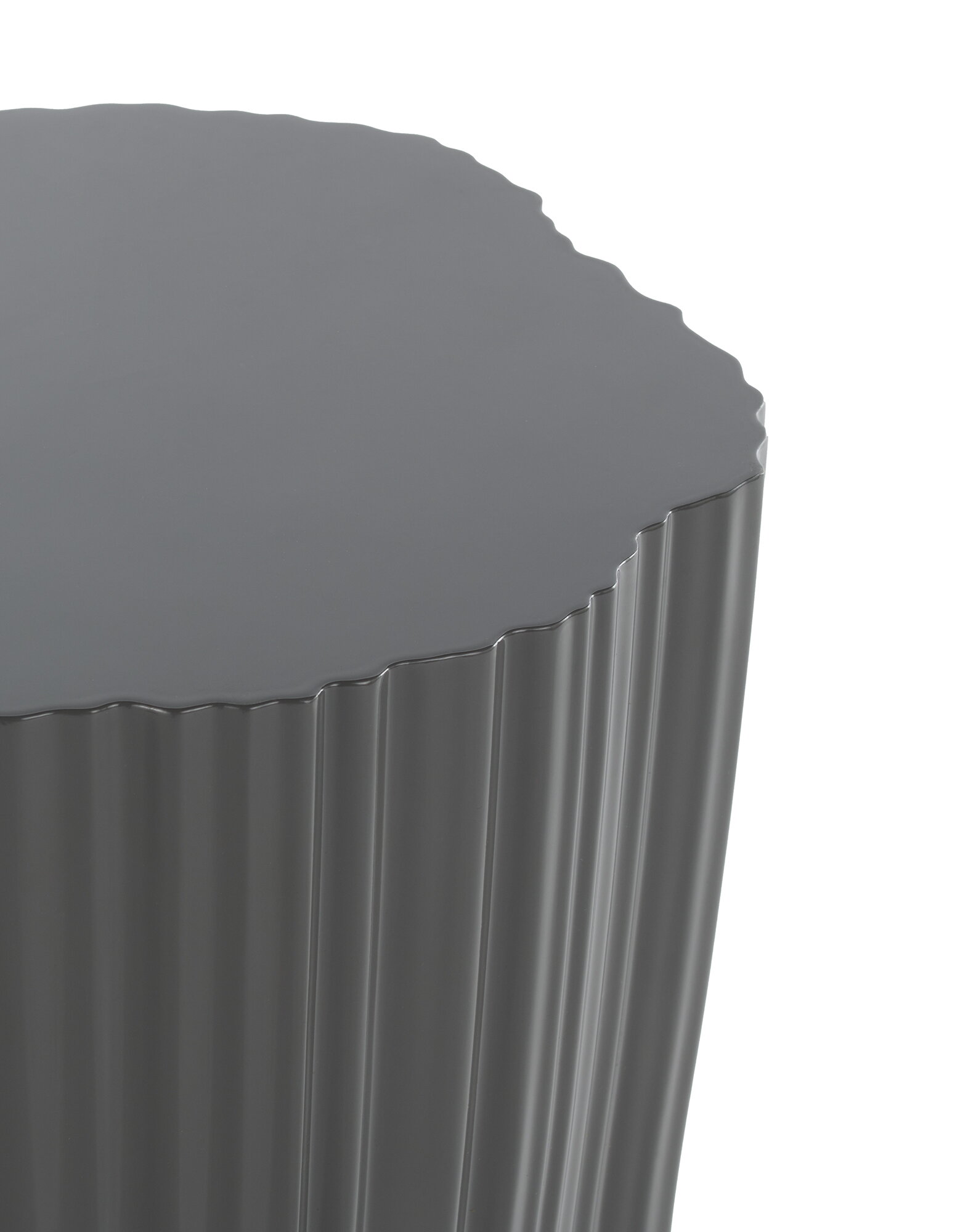 Kartell Corteza side table, charcoal | Finnish Design Shop NL