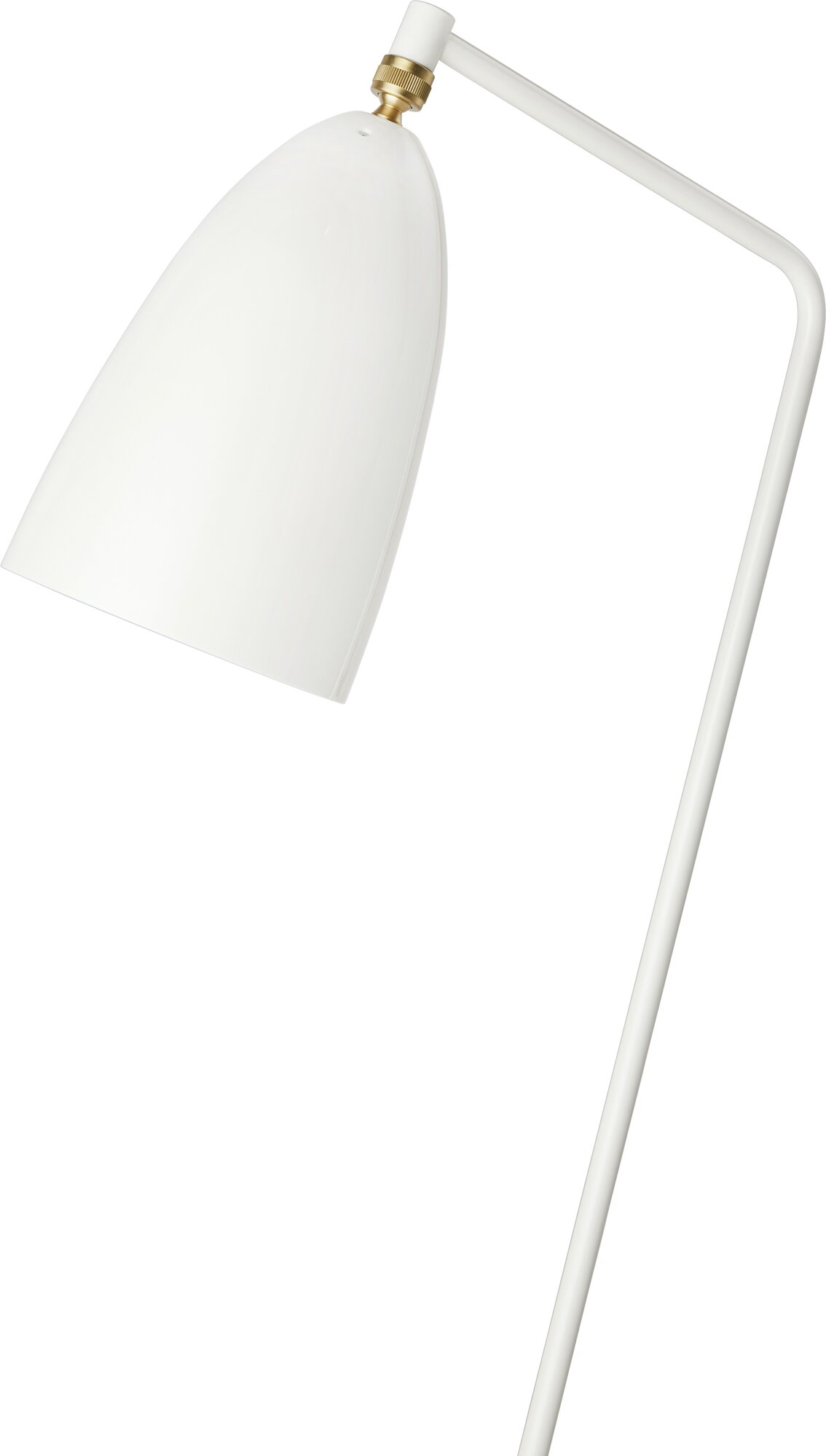 GUBI Gräshoppa floor lamp, alabaster white, glossy | Finnish Design Shop